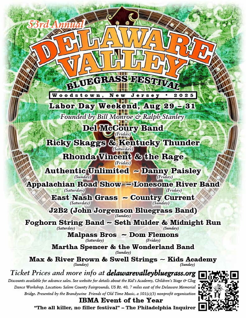 Delaware Valley Bluegrass Festival 2026 | Music Festival Wizard