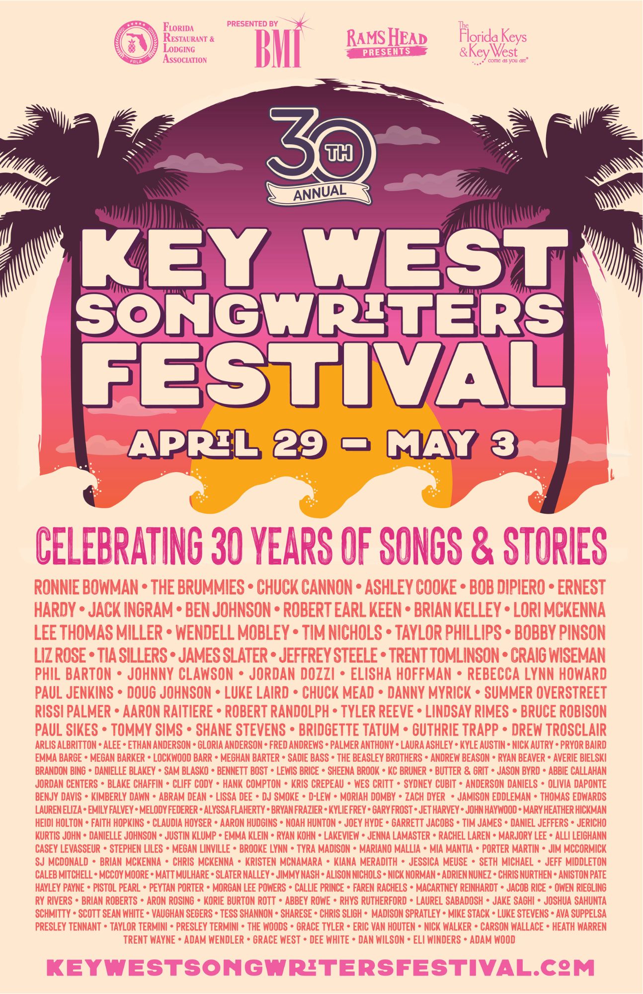 Key West Songwriters Festival 2026 | Music Festival Wizard
