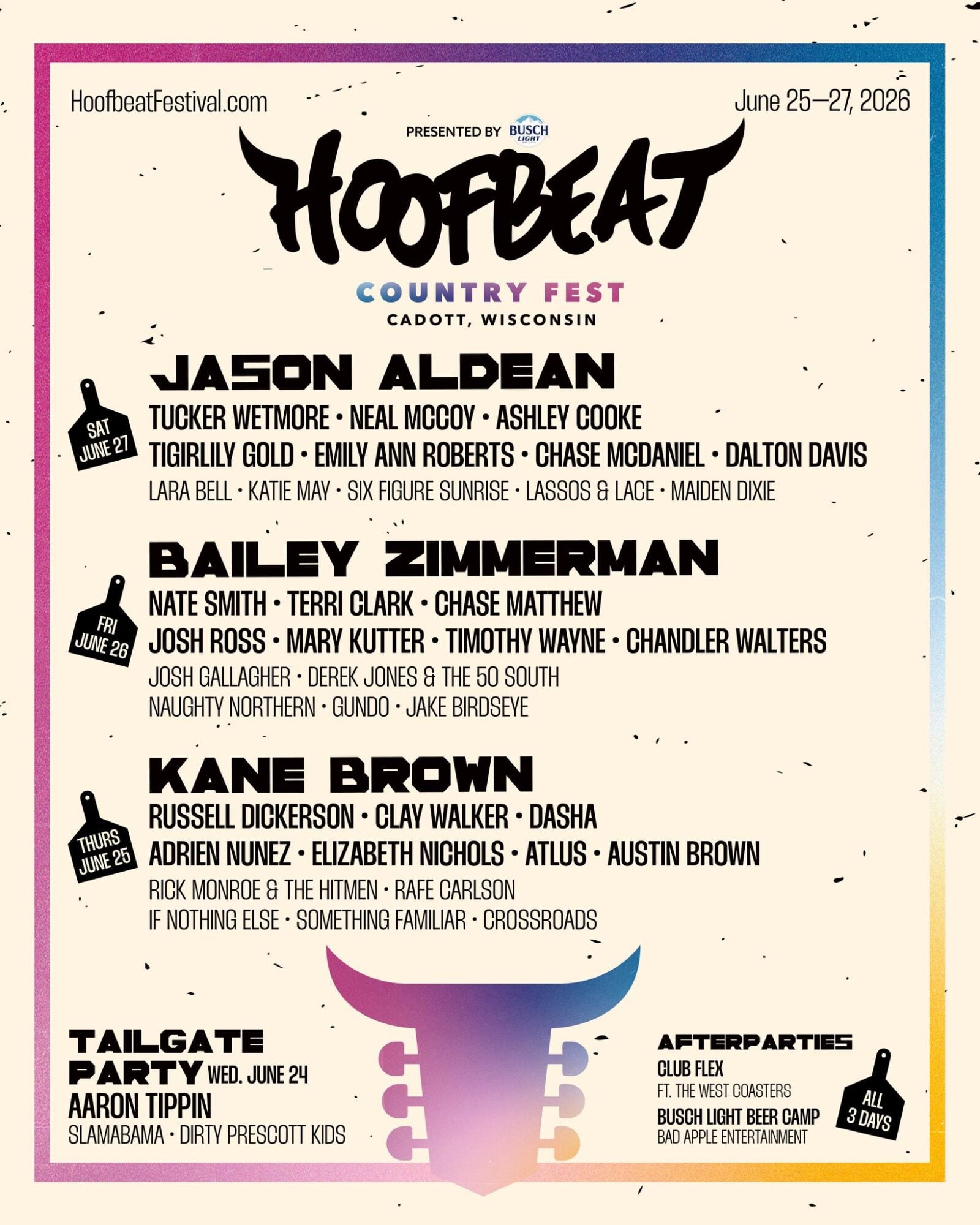 Hoofbeat Country Fest 2026 | Music Festival Wizard
