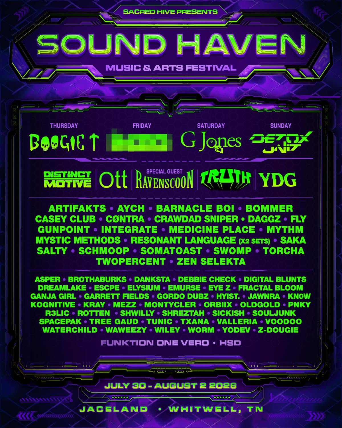 Sound Haven 2026 | Music Festival Wizard