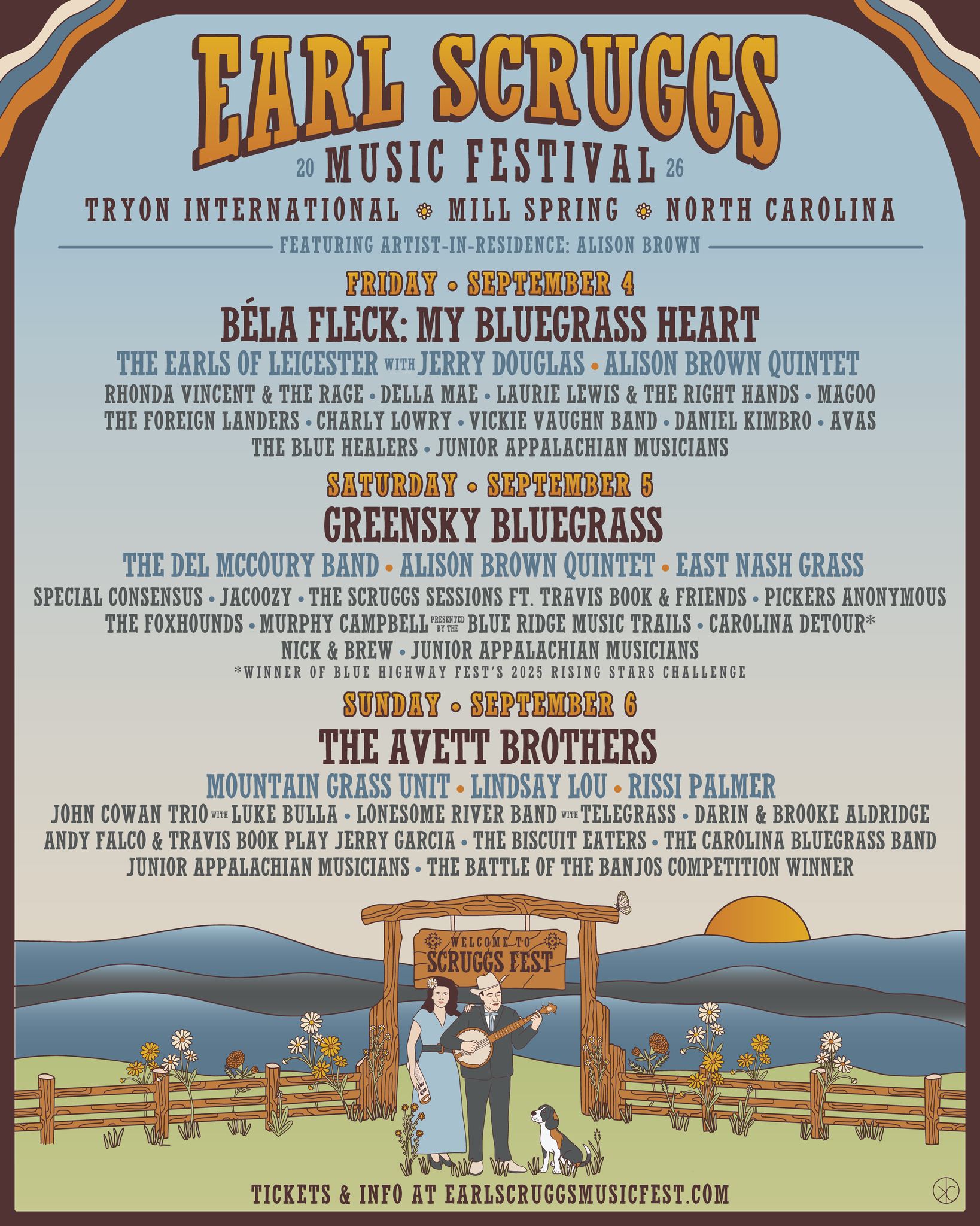 Earl Scruggs Music Festival 2026 | Music Festival Wizard