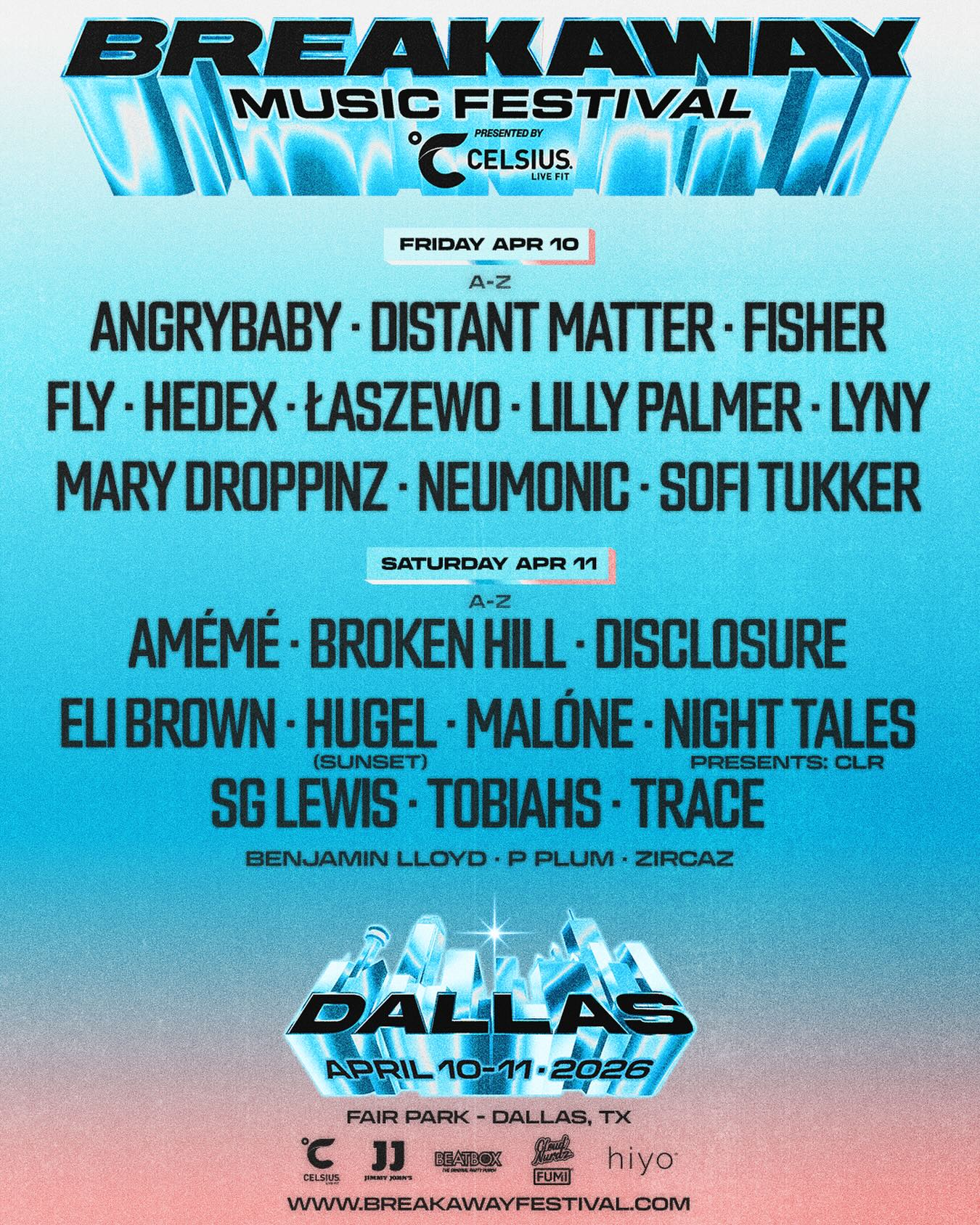 Breakaway Dallas 2026 | Music Festival Wizard