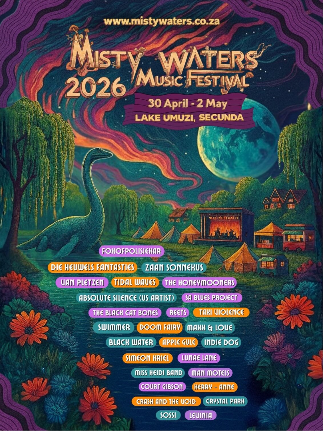Misty Waters 2026 | Music Festival Wizard