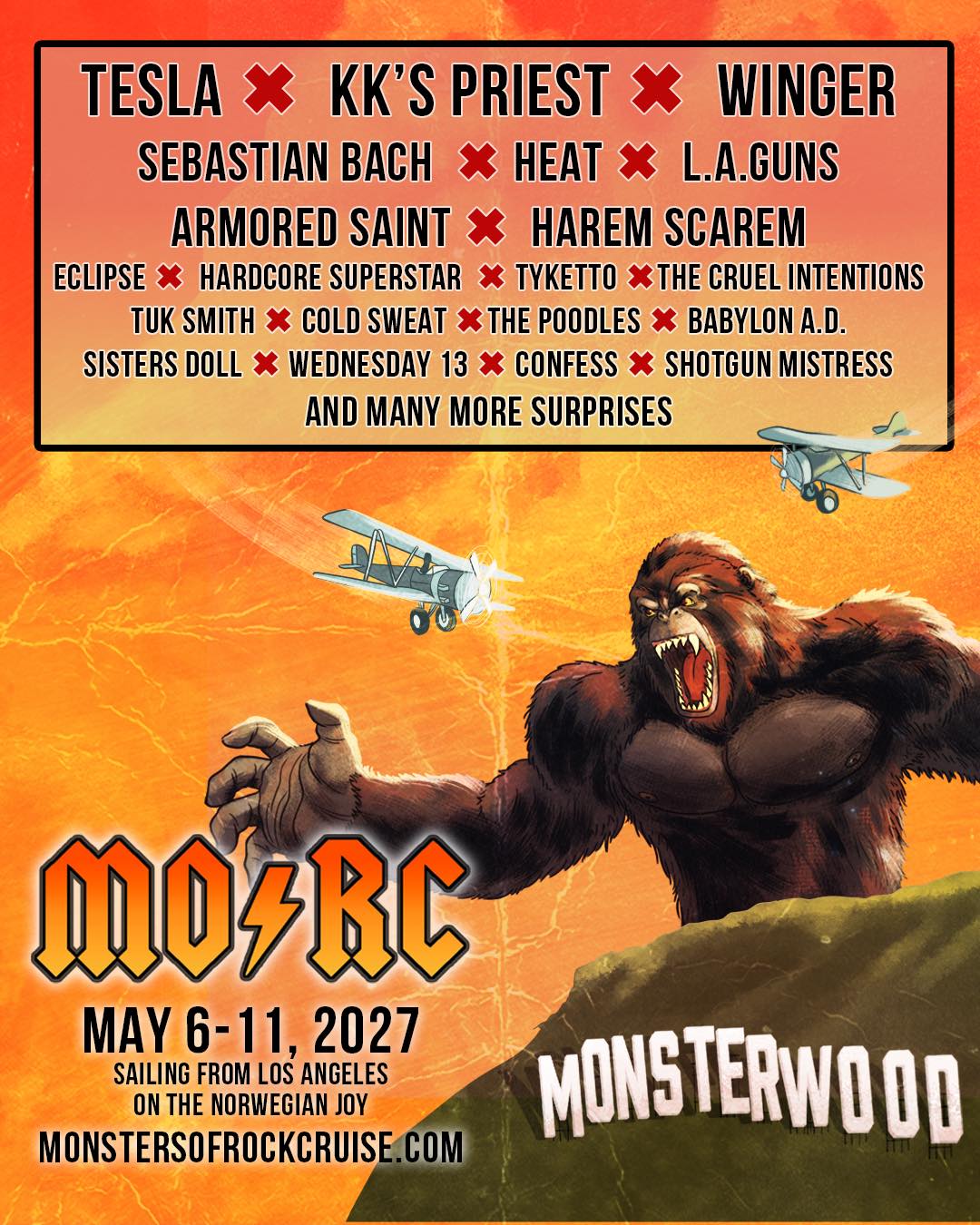 Monsters of Rock Cruise 2027 | Music Festival Wizard