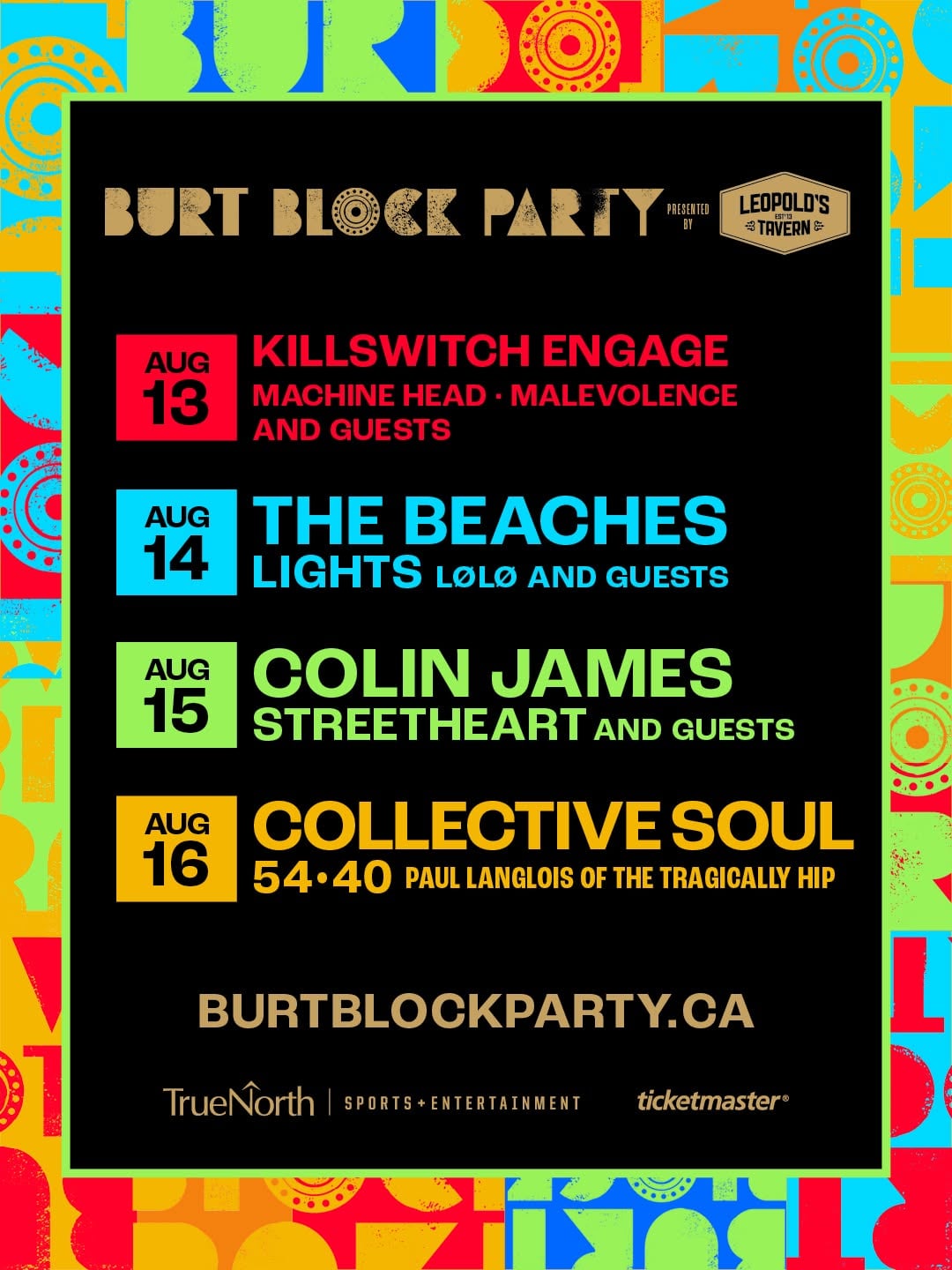 Burt Block Party 2026 | Music Festival Wizard